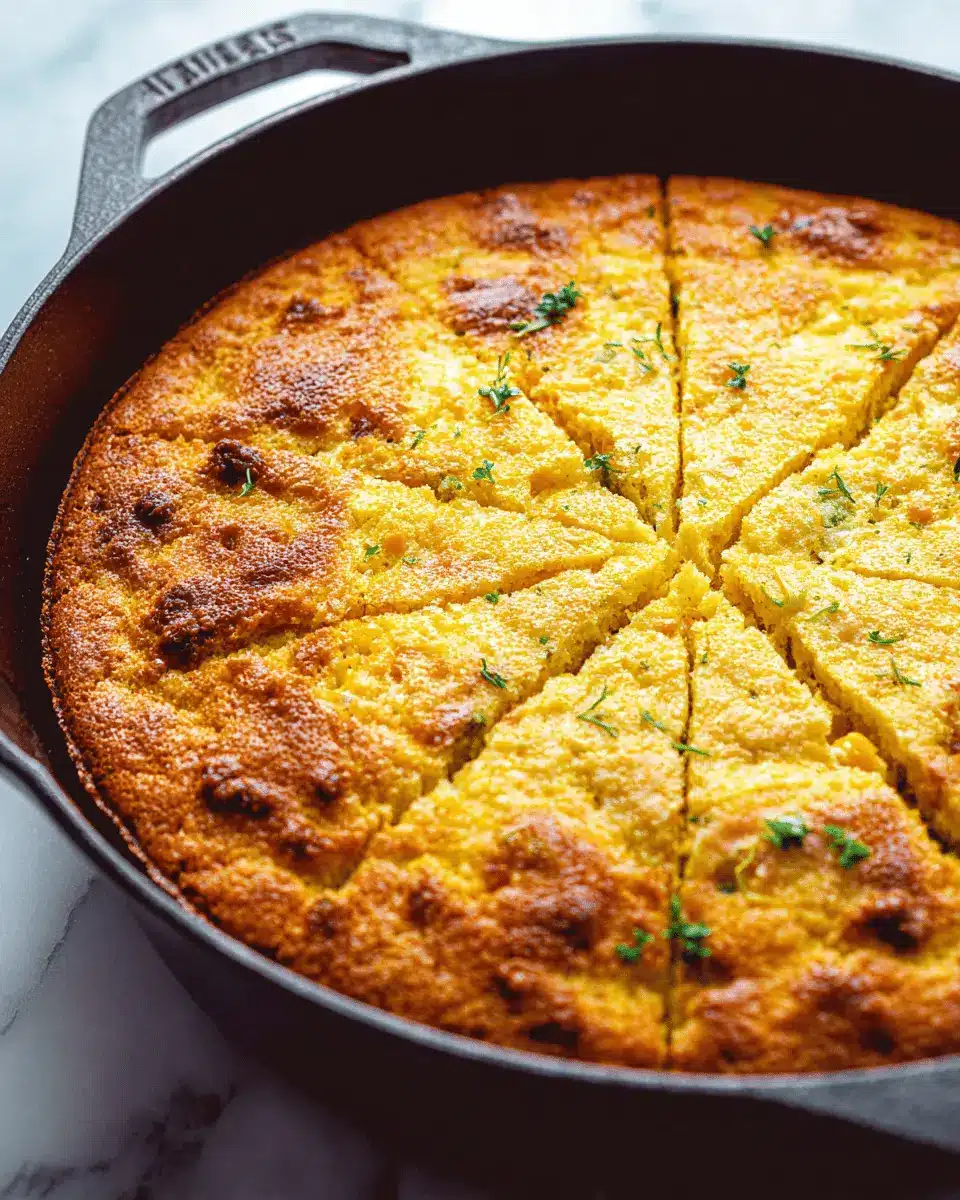 easy one pan cornbread casserole