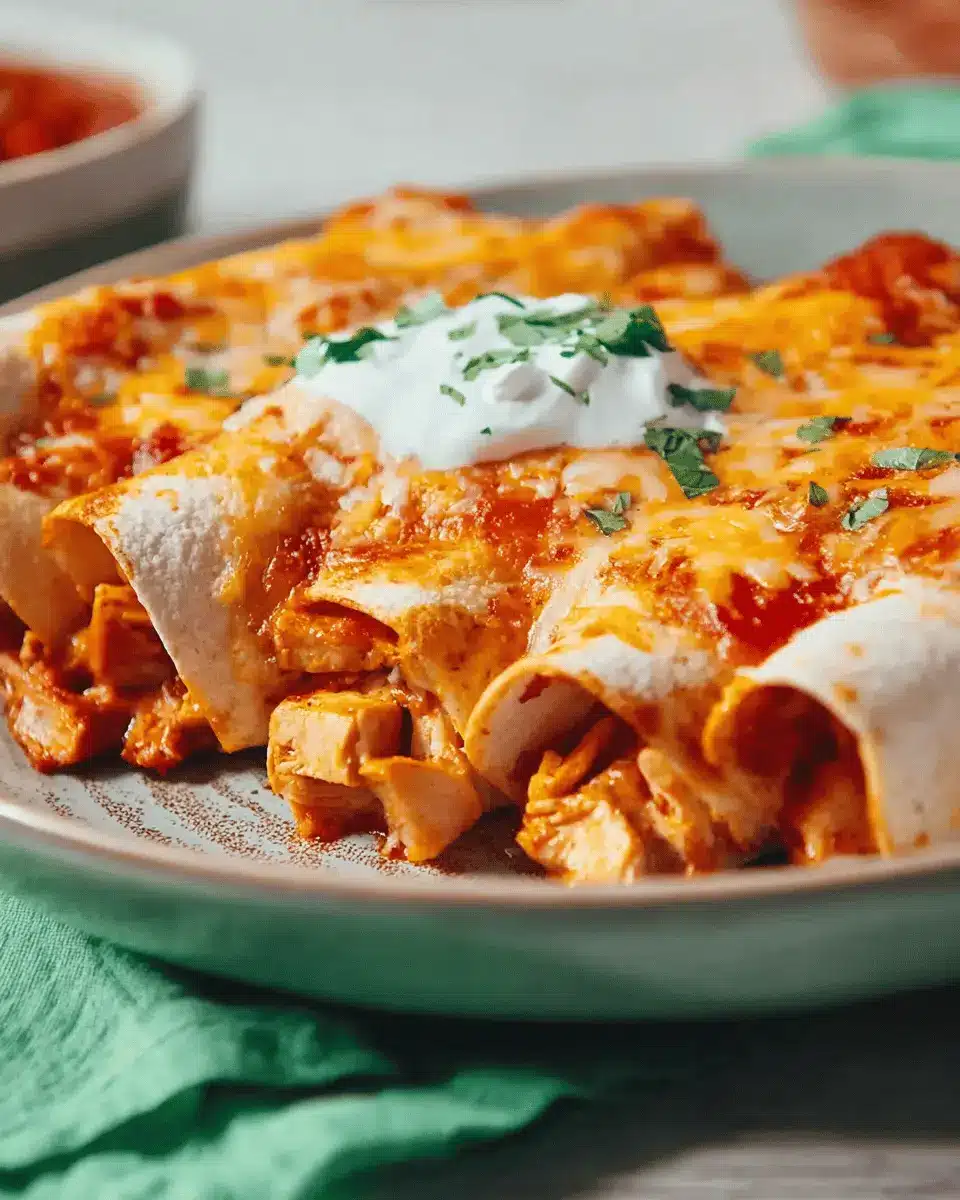 easy chicken enchiladas