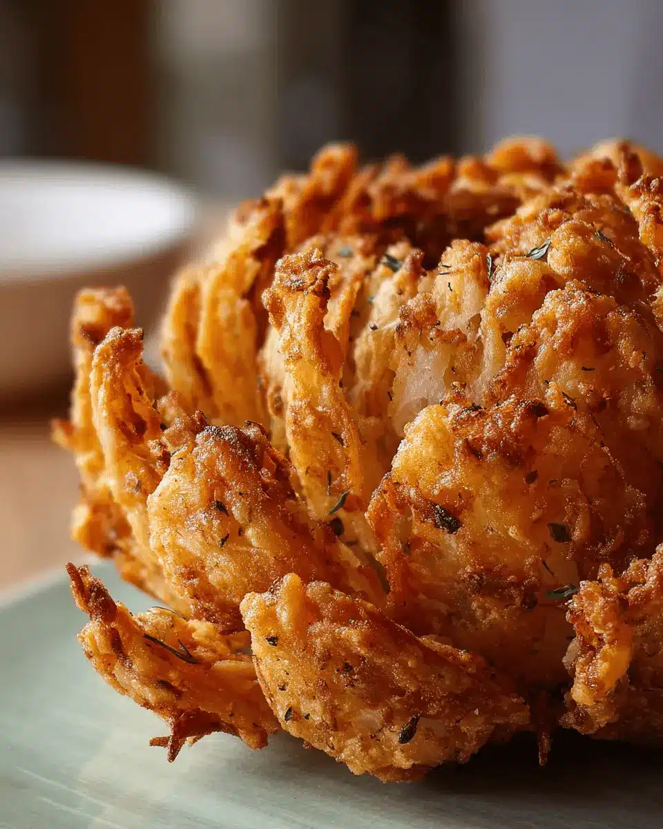 deep-fried blooming onion